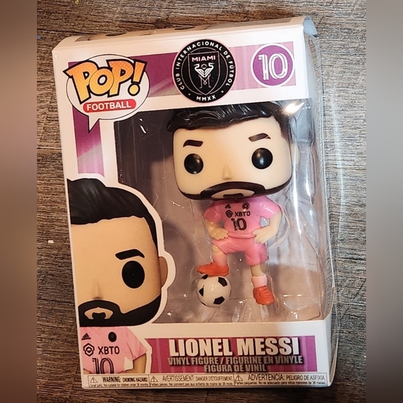 Toys | New Lionel Messi Pop Figure Inter Miami Soccer Football | Poshmark